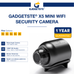 Gadgetste® X5 Mini WiFi Security Camera - 1080P, Night Vision, Motion ...