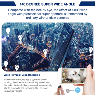 Gadgetste® X5 Mini WiFi Security Camera - 1080P, Night Vision, Motion ...