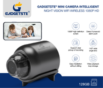 Gadgetste® X5 Mini WiFi Security Camera - 1080P, Night Vision, Motion ...